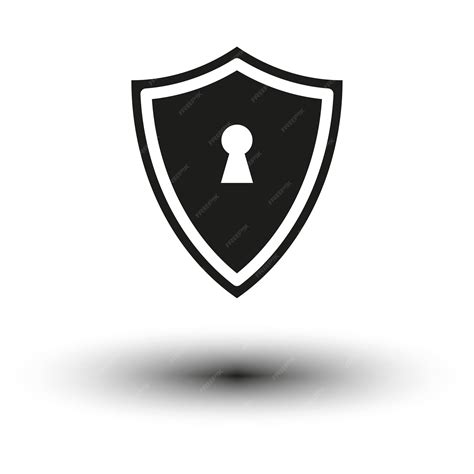 Premium Vector Secure Shield Icon Lock Symbol Privacy Protection Vector Illustration Eps 10