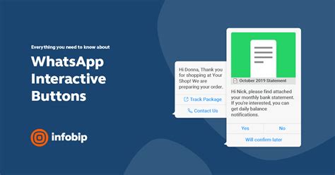 How To Use Whatsapp Interactive Buttons Infobip