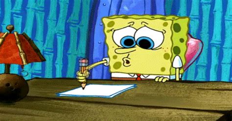 Spongebob Writing S