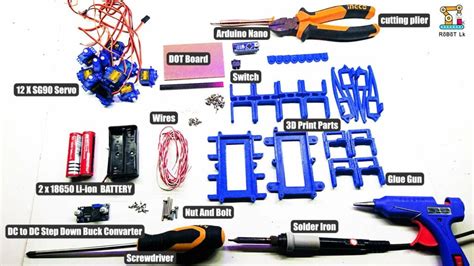 How To Make Spider Robot Quadruped Using Arduino Nano Build Your Own Robotic Spider Instructions