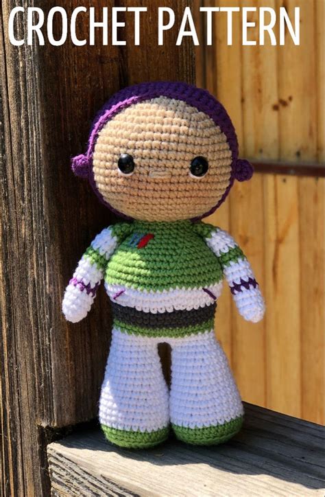 Crochet ENGLISH Pattern Buzz Lightyear Crochet Dolls Crochet Etsy