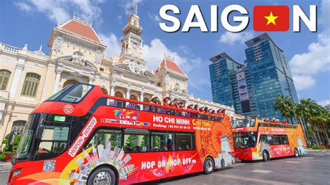 Full Saigon Hop On Hop Off Bus Tour In Vietnam 🇻🇳 Day 2 Scenic Vlog Ho