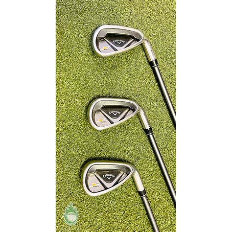Used Right Handed Callaway X2 Hot Irons 8 Pw 60g Regular Flex Graphite