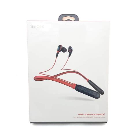 Fone De Ouvido Bluetooth Baseus Encock E16 Vermelho The Kase Store