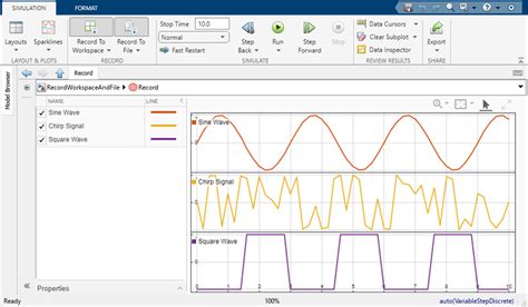 Decide How To Visualize Simulation Data Matlab And Simulink