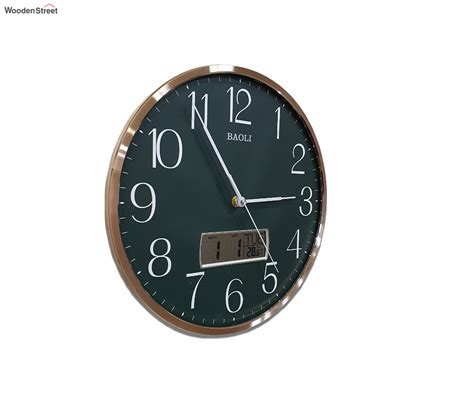 Buy Analog Digital Clock Analog Wall Clock With Digital Date And Time