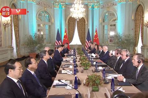 习近平同美国总统拜登开始中美元首会晤