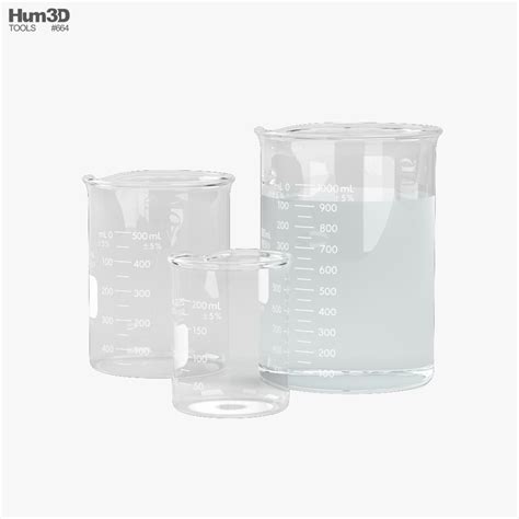 beaker 3d model life and leisure on hum3d