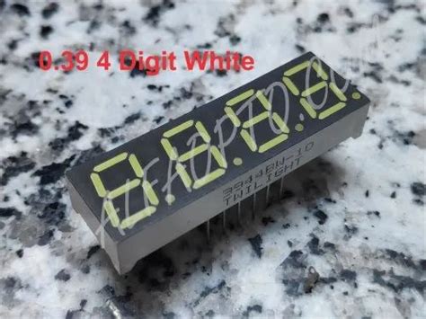 Rectangle 4 Digit Seven Segment LED Display At Rs 30 Unit In Mumbai ID 3323268455