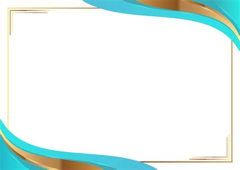 Premium Vector Abstract Vector Blue And Gold Background With Frame