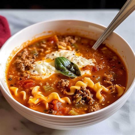 Lasagna Soup Recipe