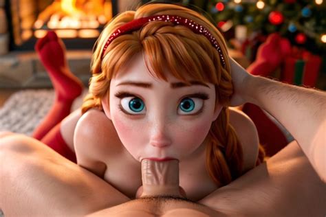 Rule 34 Ai Generated Anna Frozen Blowjob Christmas Clothing Christmas Outfit Christmas Tree