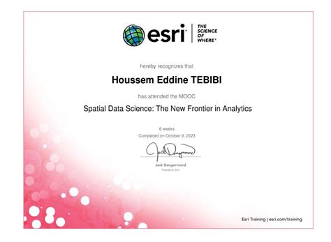 Houssem Eddine Tebibi On Linkedin Spatialdataanalysis Datascience Gis Esri Machinelearning