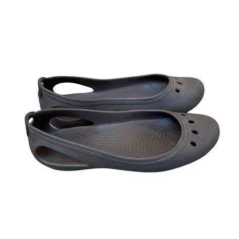 Crocs Kadee Womens 8 W Rubber Slip On Comfort Balleri Gem