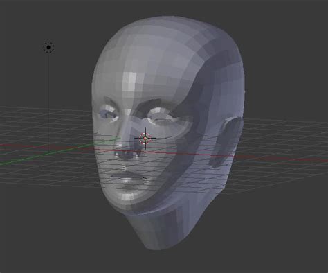 Blender 简单头部3d模型素材资源免费下载 Blender3d模型库