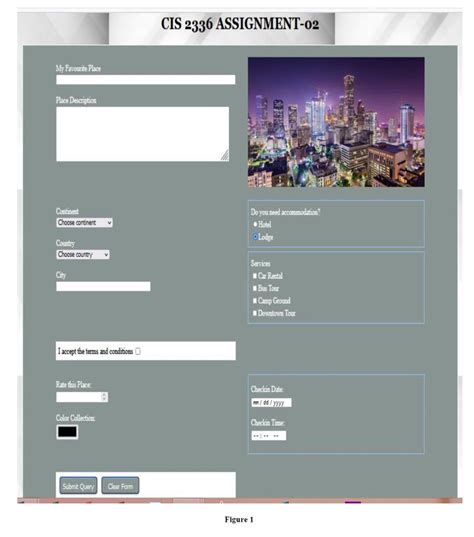 Solved Assignment 2 Html Form And Table Individual