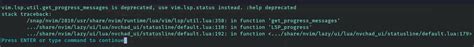 Vim Lsp Util Get Progress Messages Is Deprecated Issue