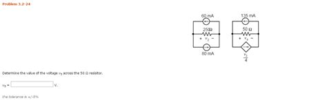 Solved Determine The Value Of The Voltage V 5 Across The Chegg