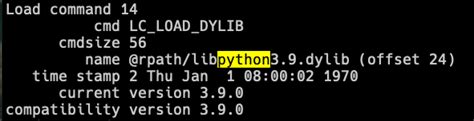 Dyld Library Not Loaded Rpath Libpython Dylib V Ex