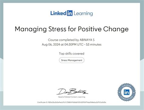 Abinaya S On Linkedin Linkedinlearning