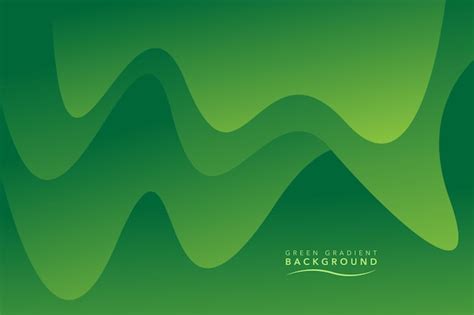 Premium Vector Green Gradient Background Wavy And Flow Shadow Design