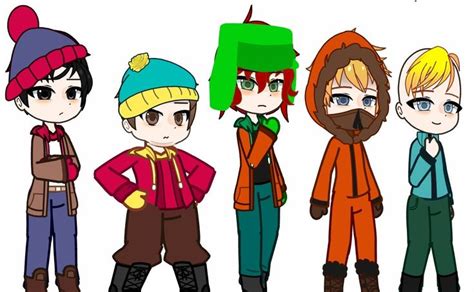 South Park Characters In Gacha Club