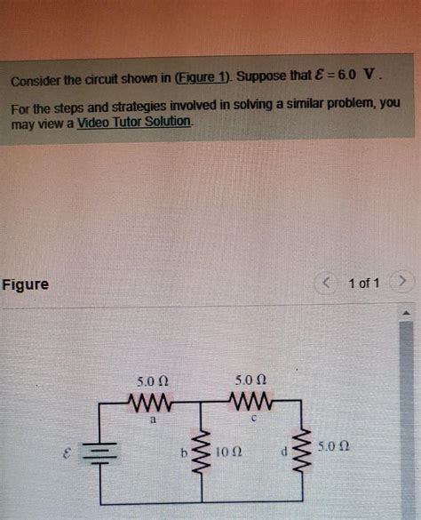 Solved Consider The Circuit Shown In Figure 1 Suppose