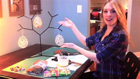 Diy Candy Filled String Easter Egg Craft