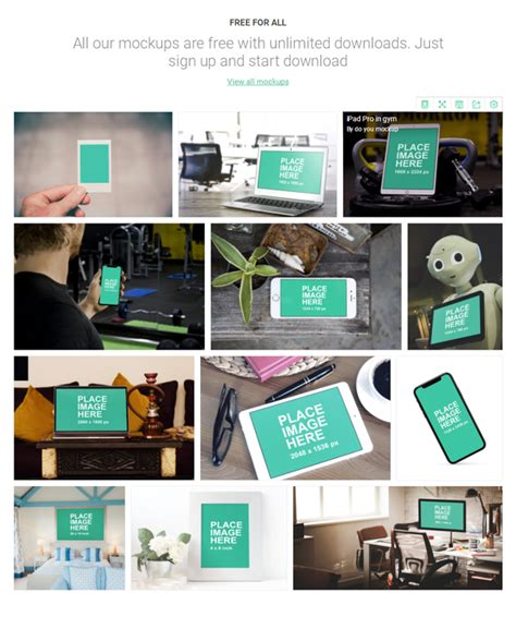 Mockups