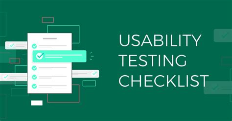 Usability Testing Checklist To Evaluate Product Usability