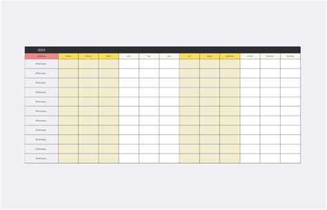 Blank Weekly Calendar Template Excel