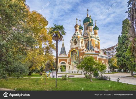 Русская православная церковь в Ницце Франция стоковое фото ©bbsferrari