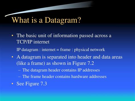 ppt internet protocol connectionless datagram delivery powerpoint