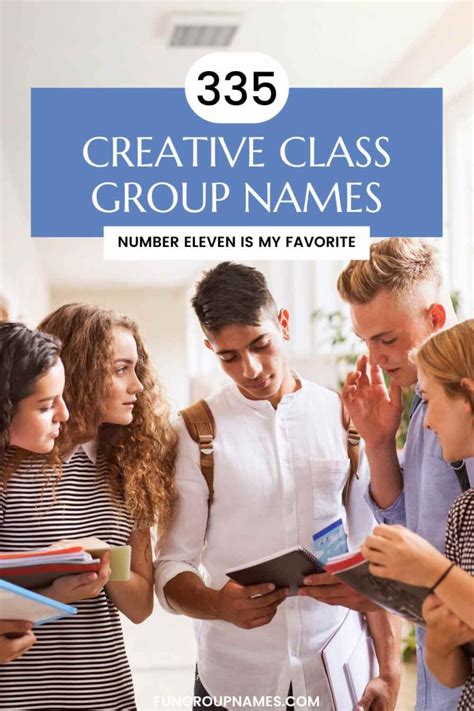335 Fun Class Group Names