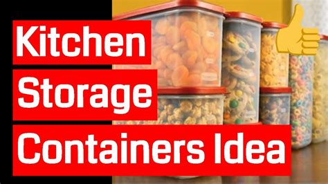 Kitchen Storage Containers Youtube