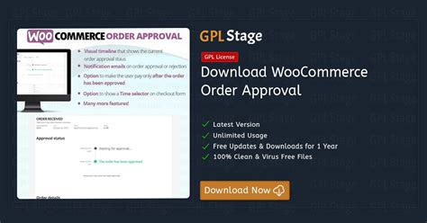 Woocommerce Order Approval