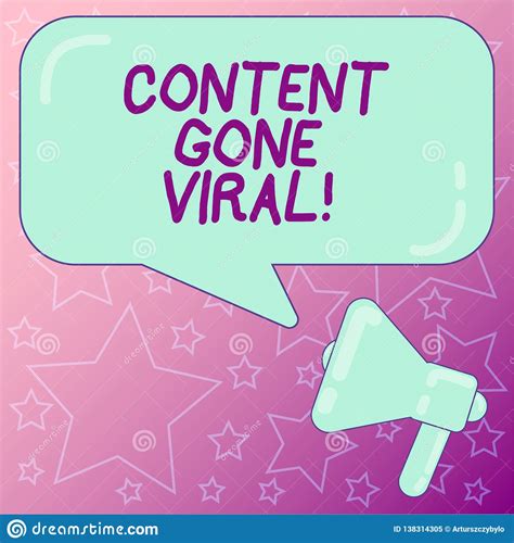 Handwriting Text Writing Content Gone Viral Concept Meaning Image