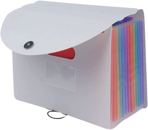 Tragbox File Organiser Box 13 Pockets Document Organiser Expanding