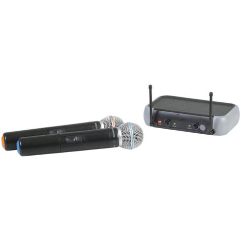Dual Wireless Uhf Microphone System Urban Global