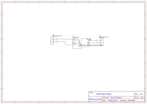 LED Power Status EasyEDA Open Source Hardware Lab