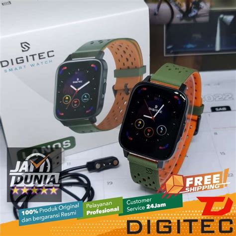 Promo Digitec Original Smartwatch Pria Smartwatch Wanita Lanos Hijau