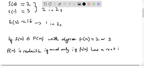 Solved 67 Construct Field With 16 Elements And Write Down Its