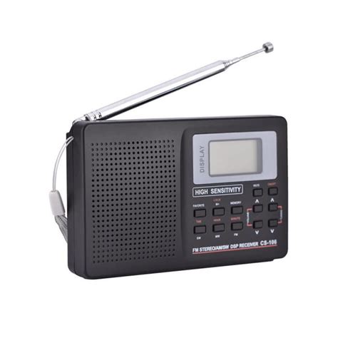 YOSOO Radio AM Récepteur FM AM SW LW TV pleine fréquence recevant un radio réveil de