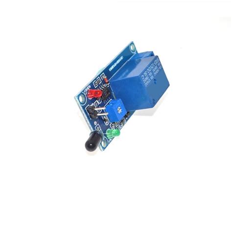 flame sensor 12v arduino relay module combo flame fire detection alarm board