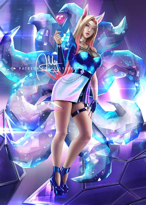 All Out Kda Ahri By Allyloren On Deviantart