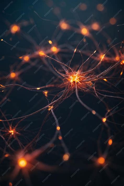 Premium Ai Image Human Brain Neuron 3d Art Illustration