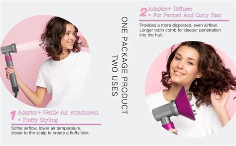 Ytchyysk Diffuser Attachment For Dyson Airwrap With Adaptor And Gentle
