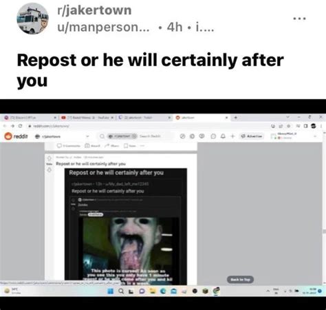 Repos Or He Will Certainly After You Rjakertown