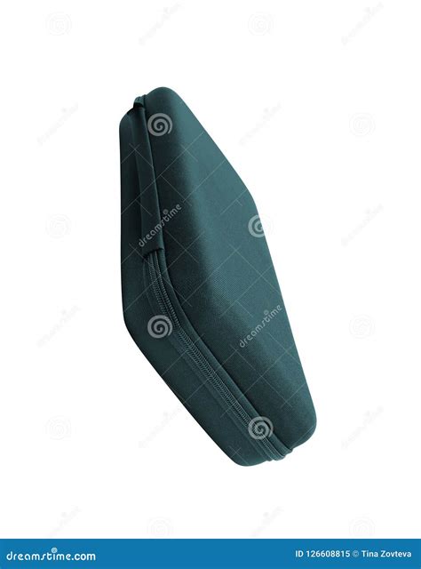 Pencil Case On White Stock Image Image Of Group Stationery 126608815