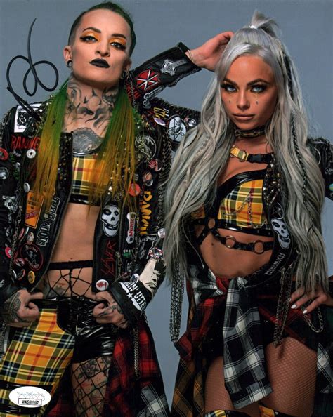 Ruby Soho Riott Aew Wrestling 8x10 Signed Photo Jsa Certified Autograp